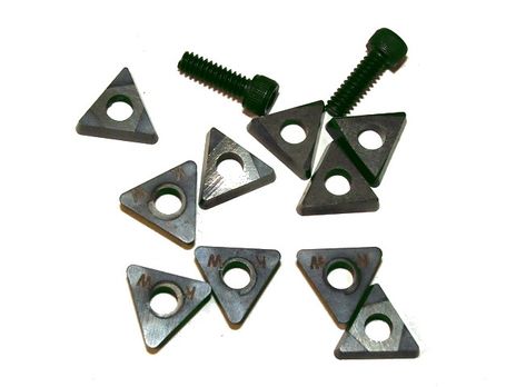 Kwik-Way Model 104 Lightning Lathe Formula Coated Carbide Inserts (pkg ...